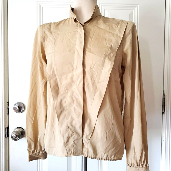 Howard Wolf | Tops | Vintage Howard Wolf Dallas Blouse Sz 8small | Poshmark
